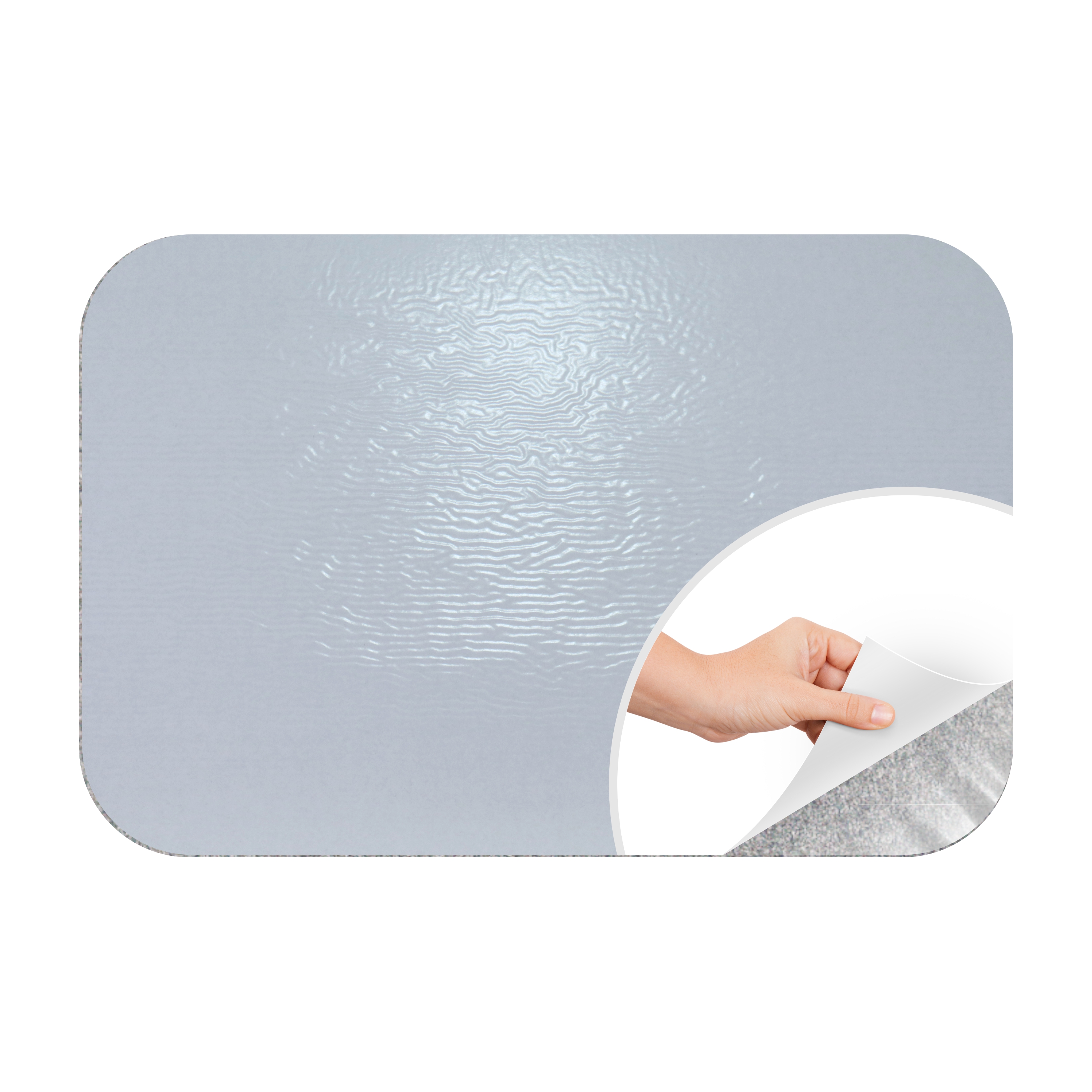 adhesive frameless pin boards - 600 x 450mm - grey | Folio Office National