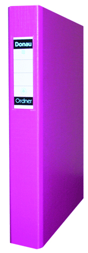 a4 polypropylene 2d ring binders - 30mm - pink | Folio Office National