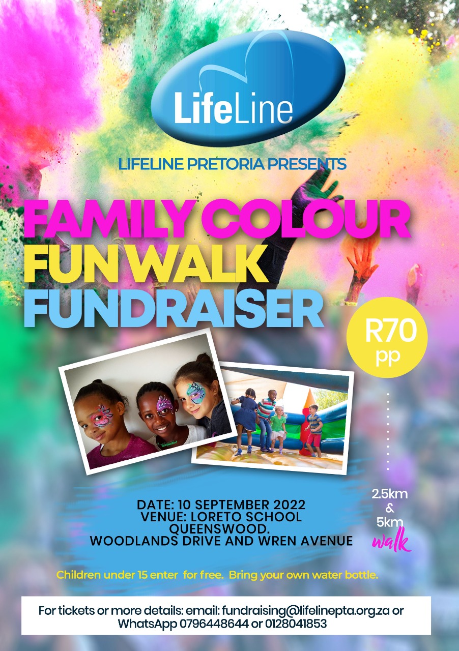 Lifeline Pretoria Fun Walk | Entry Ninja – the best outdoor, fitness ...