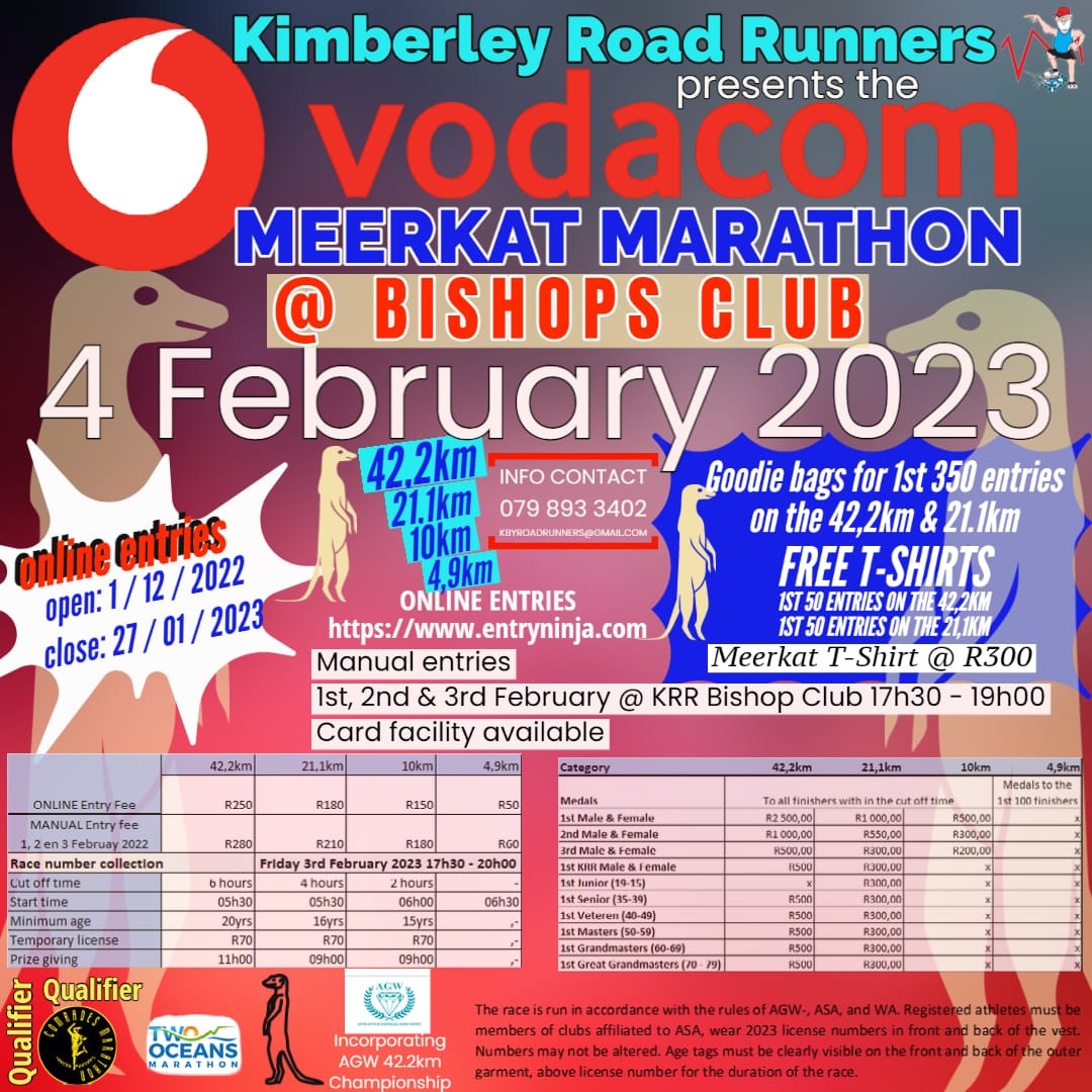 Vodacom Meerkat Marathon | Entry Ninja – the best outdoor, fitness and ...