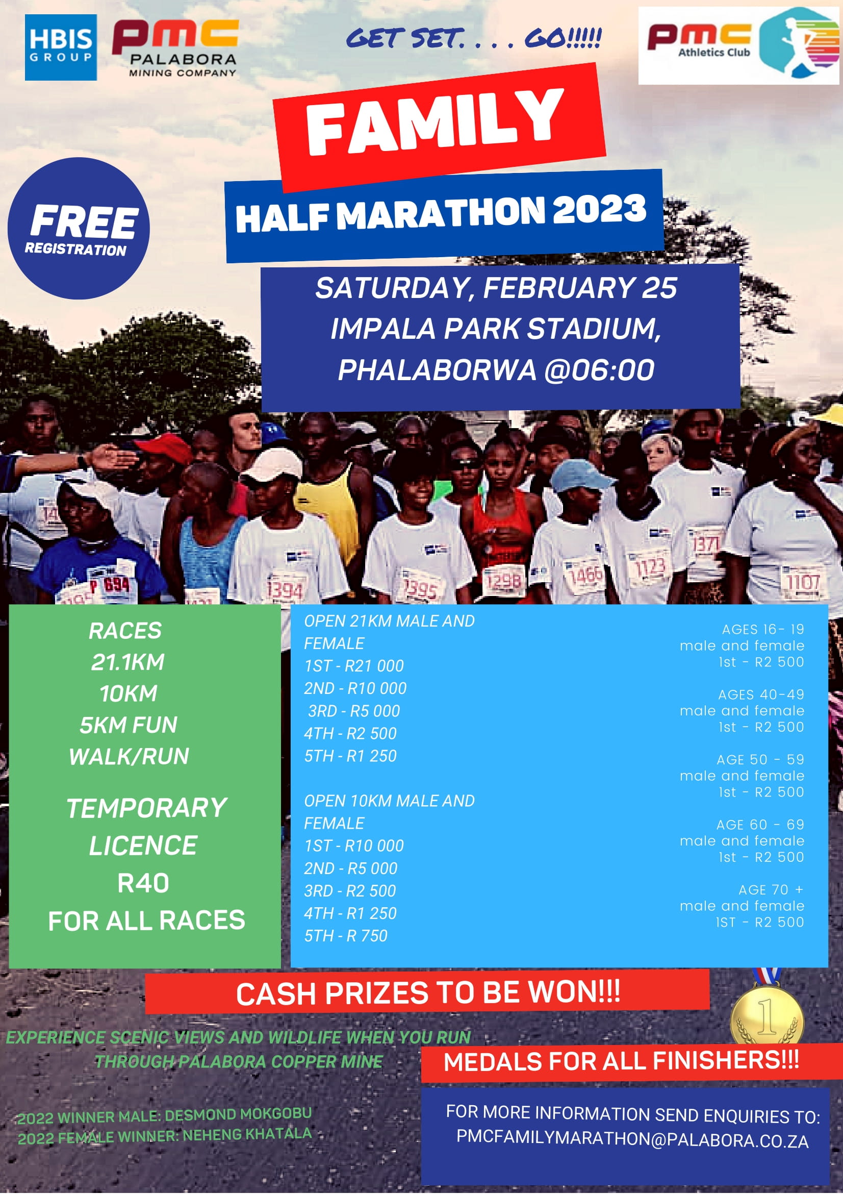 PMC Family Half Marathon | Entry Ninja – the best outdoor, fitness and sporting event entries in ...