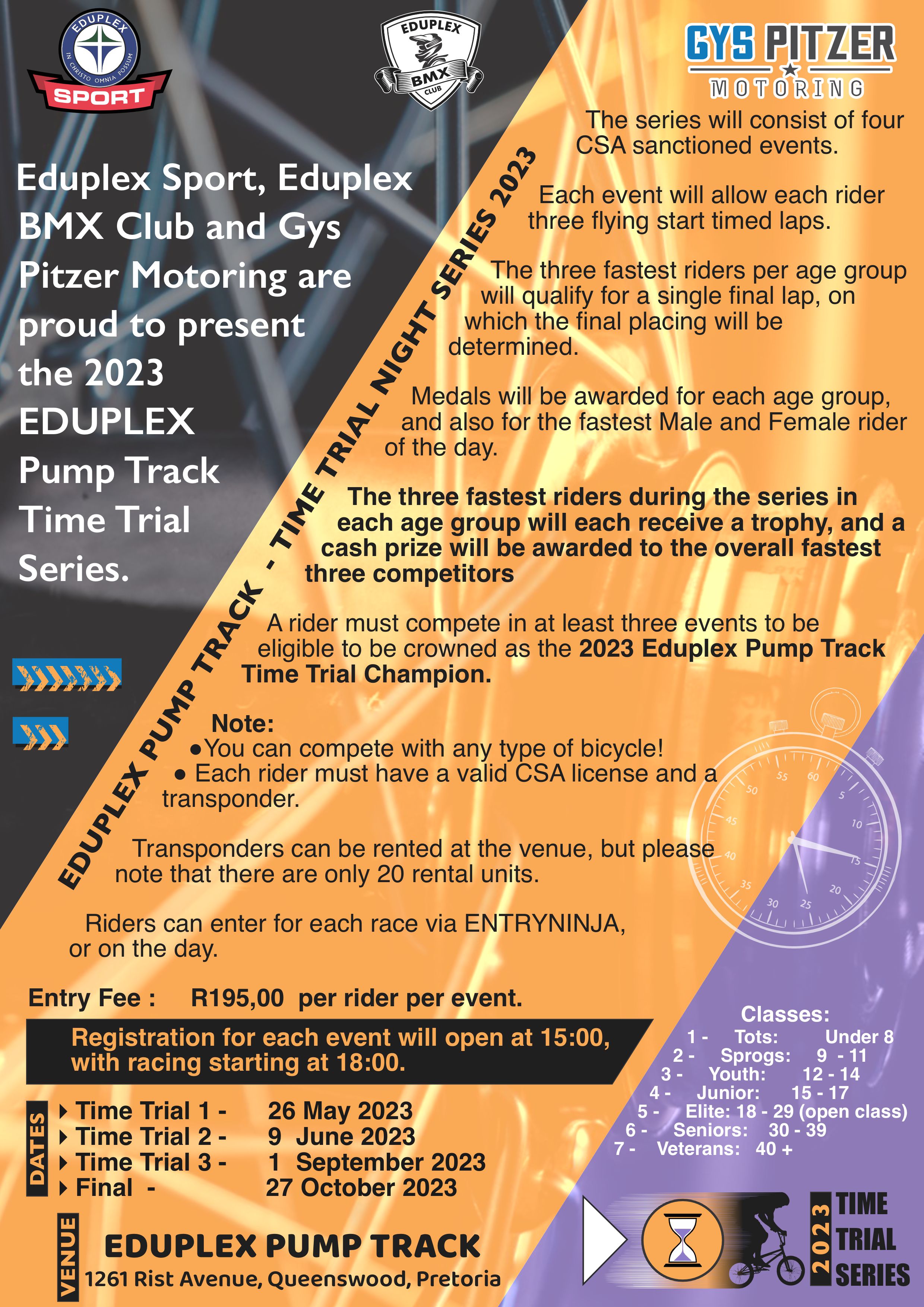 EDUPLEX Pump Track Time Trial Series | Entry Ninja – the best outdoor ...