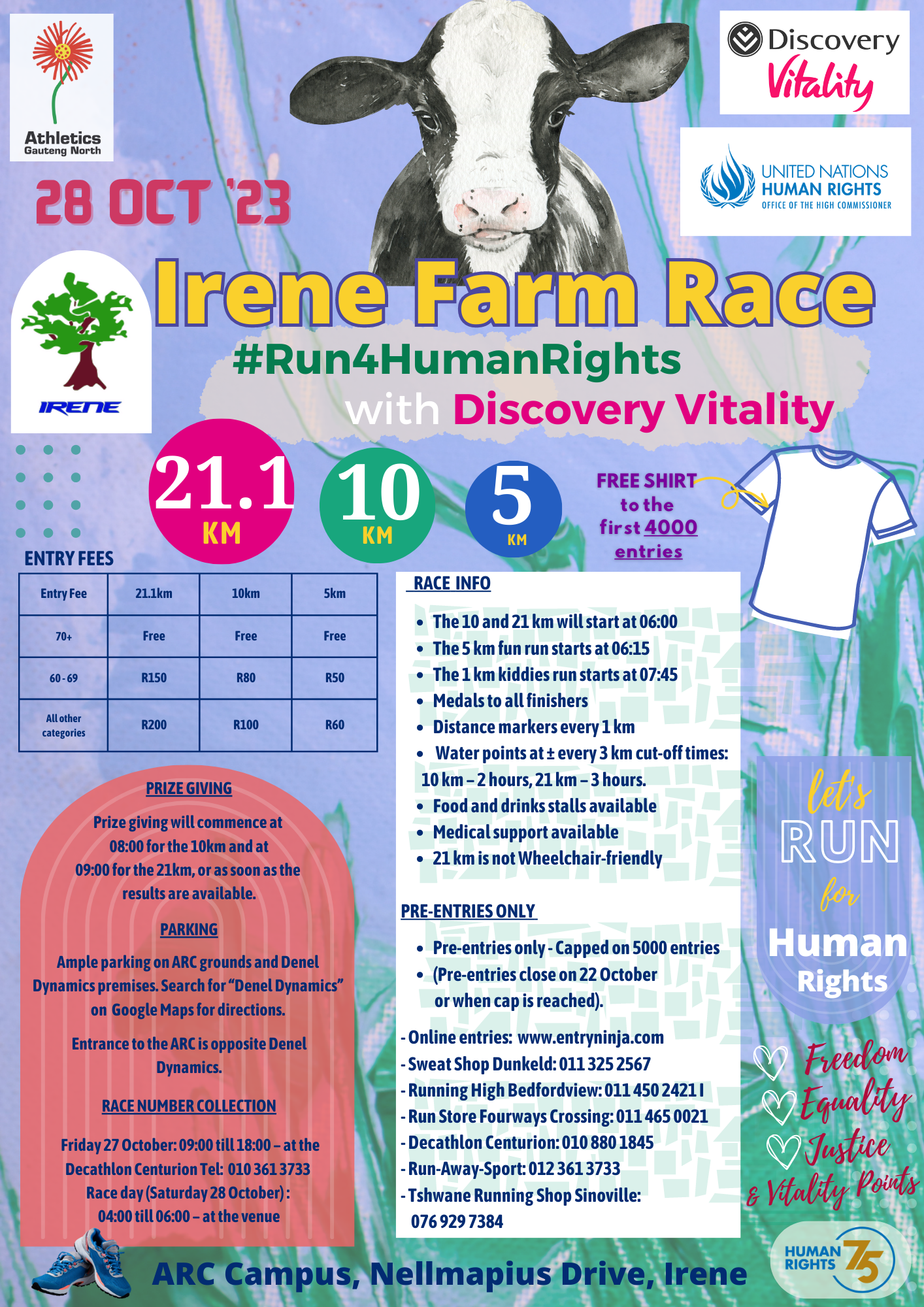 Irene Farm Race with Discovery Vitality 2023 | Entry Ninja – the best ...