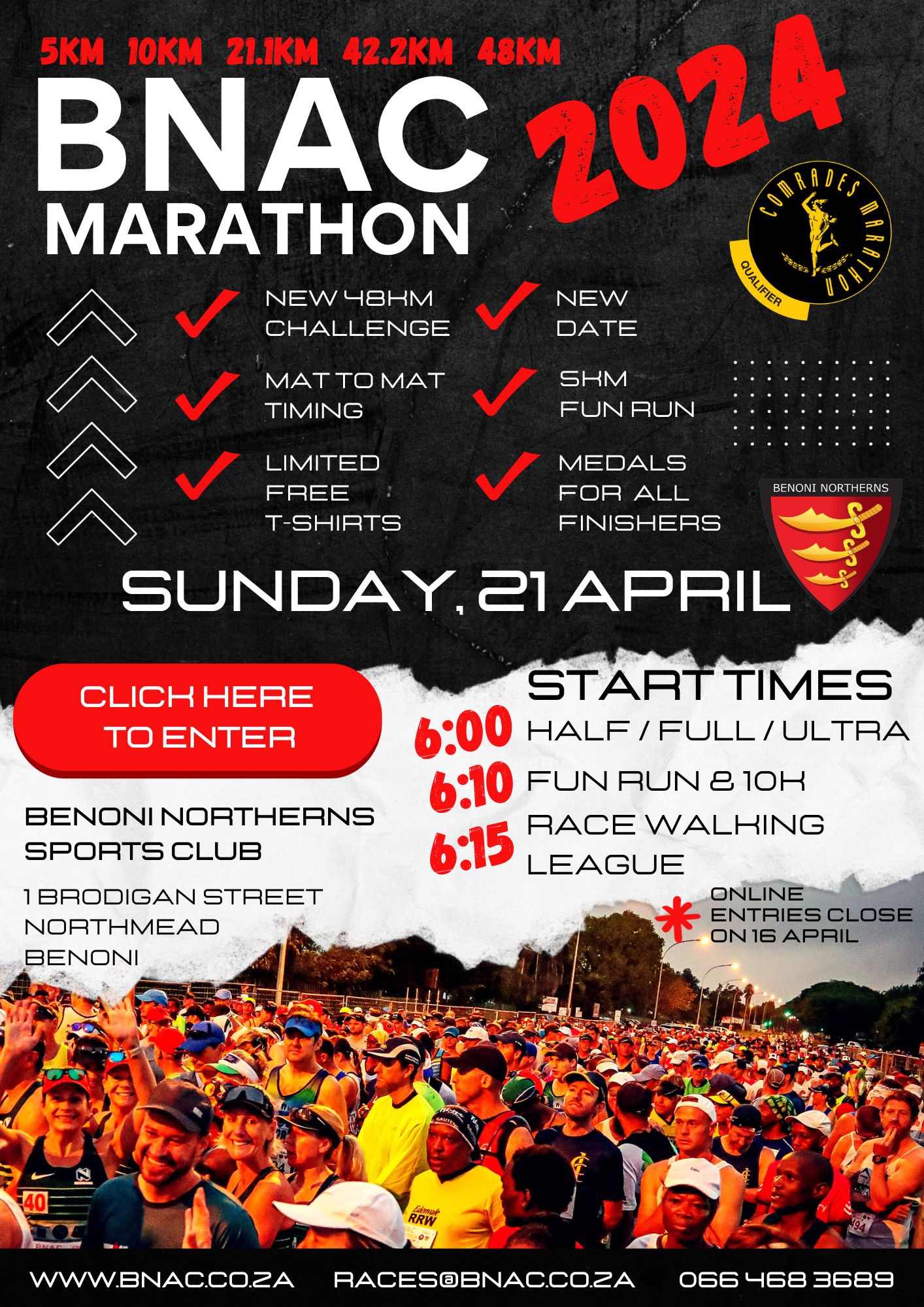 BNAC Marathon | Entry Ninja – the best outdoor, fitness and sporting event entries in your area.