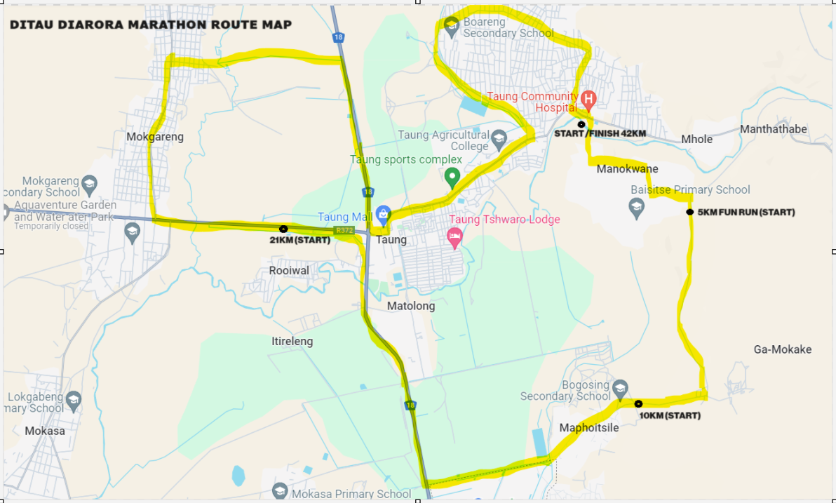 Ditau Diarora Marathon - CANCELLED | Entry Ninja – the best outdoor ...