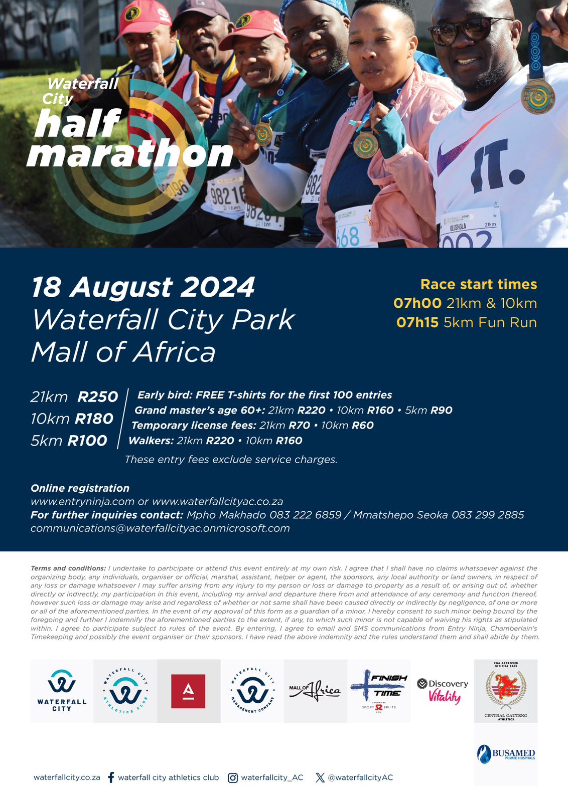 Waterfall City 5 10 21km | Entry Ninja – the best outdoor, fitness and ...