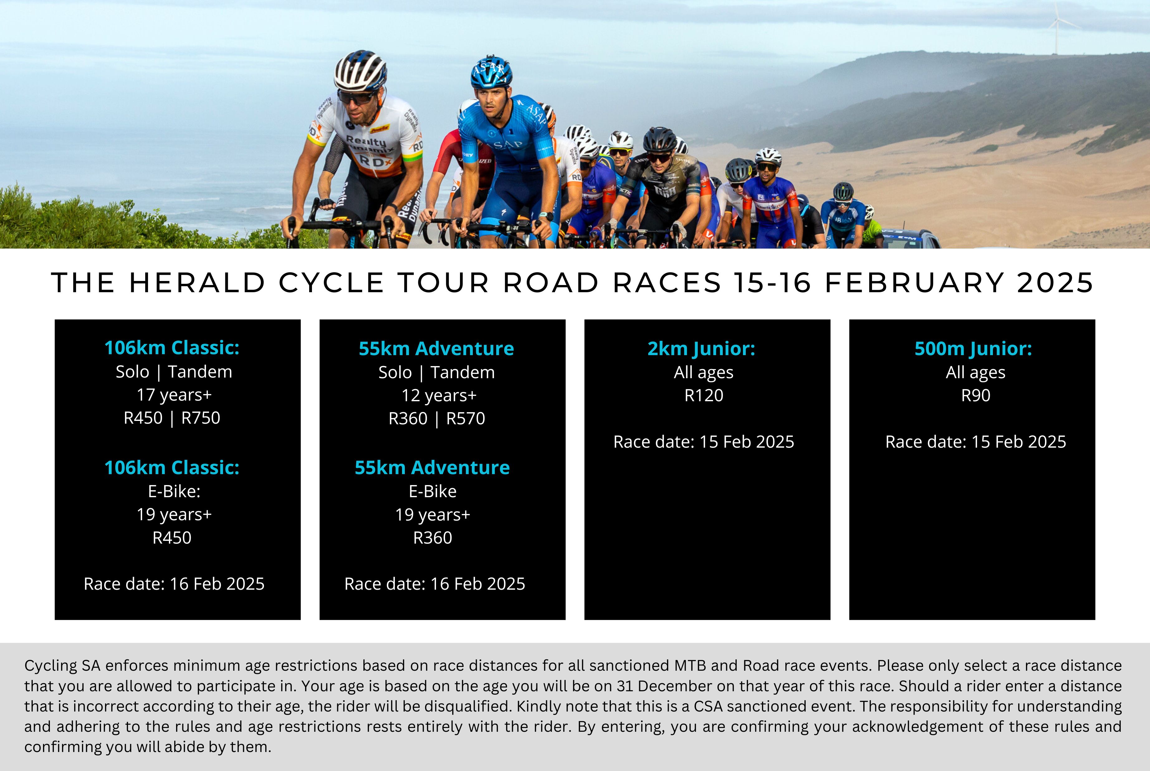 The Herald Cycle Tour Road Races 2025 | Entry Ninja – the best outdoor ...