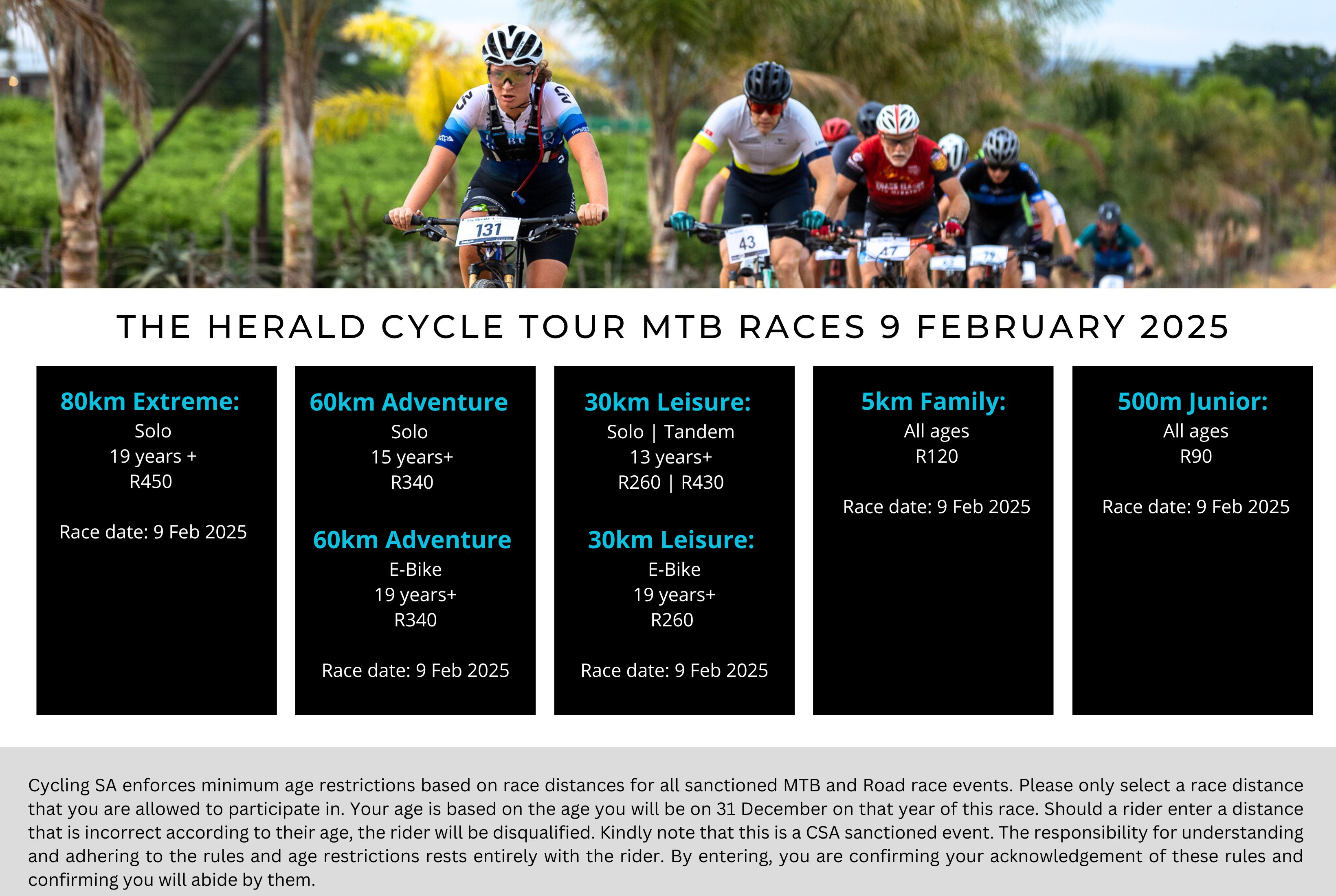 The Herald Cycle Tour MTB Races 2025 | Entry Ninja – the best outdoor ...
