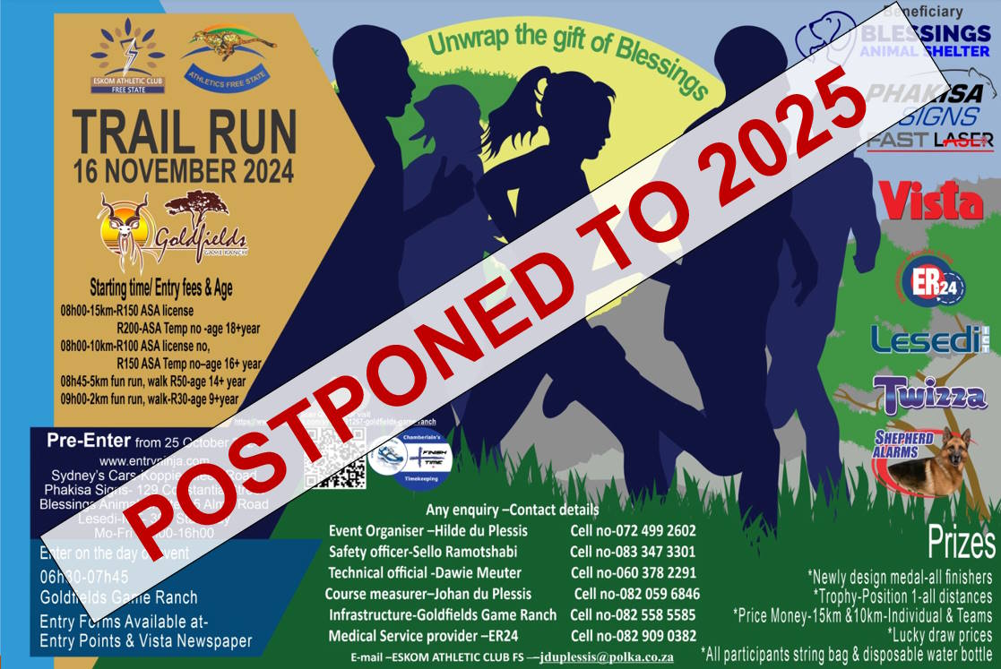 Goldfields game ranch trail run 15km10km 5km 2km | Entry Ninja – the ...