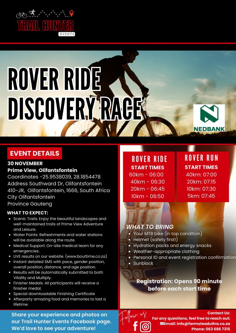 Rover Ride | Entry Ninja – the best outdoor, fitness and sporting event ...