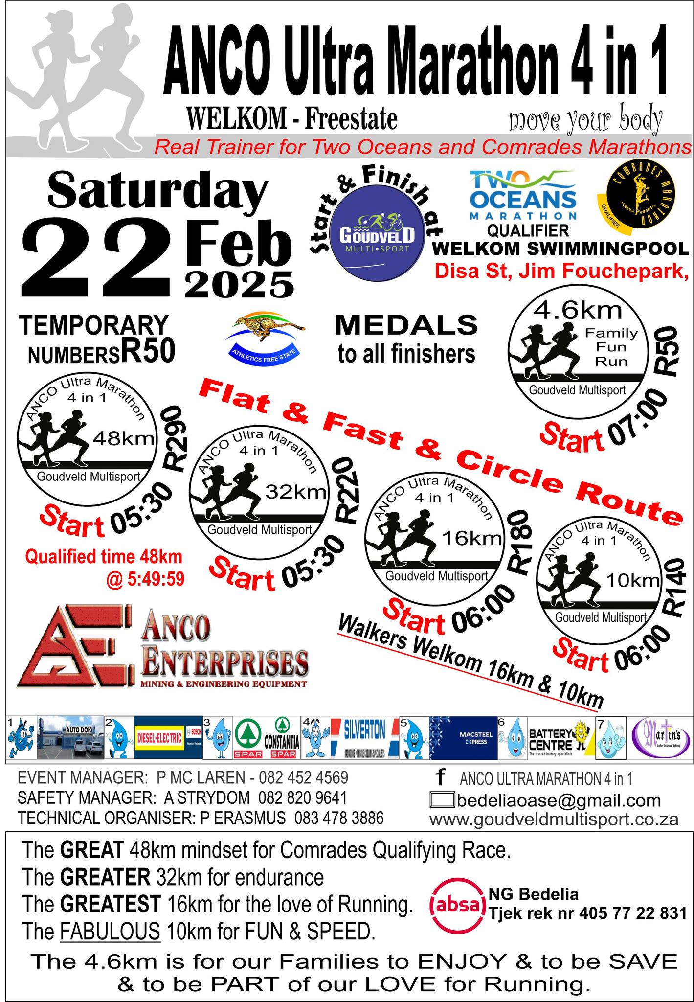 Anco Ultra Marathon 4-in-1 2025 : 22 February 2025 - Modern Athlete