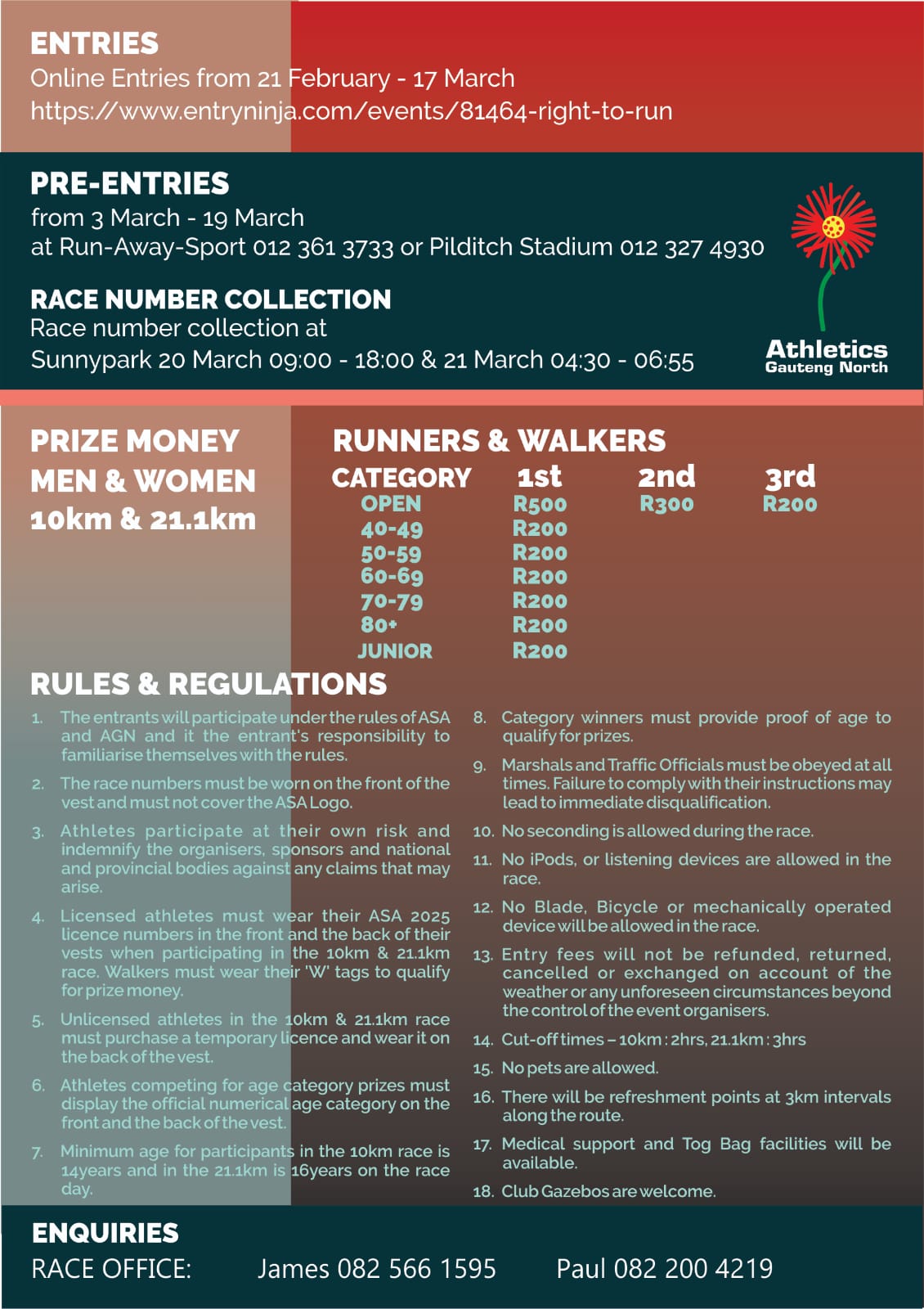 Right to Run at Sunnypark | Entry Ninja – the best outdoor, fitness and ...