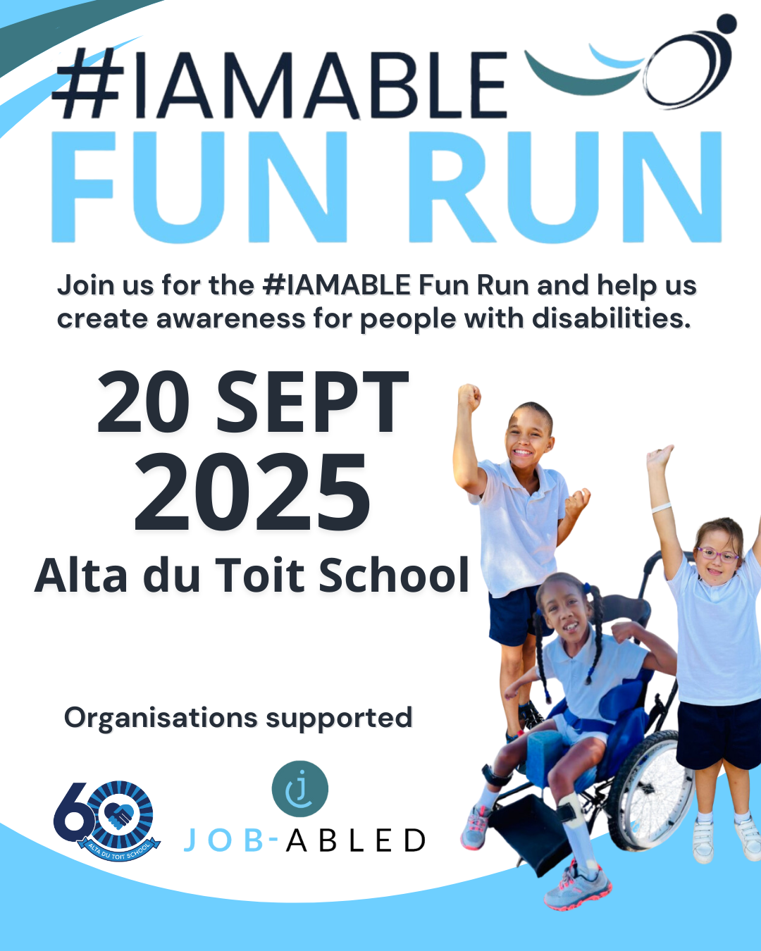 #IAmAble Fun Run 2025 : 20 September - Modern Athlete