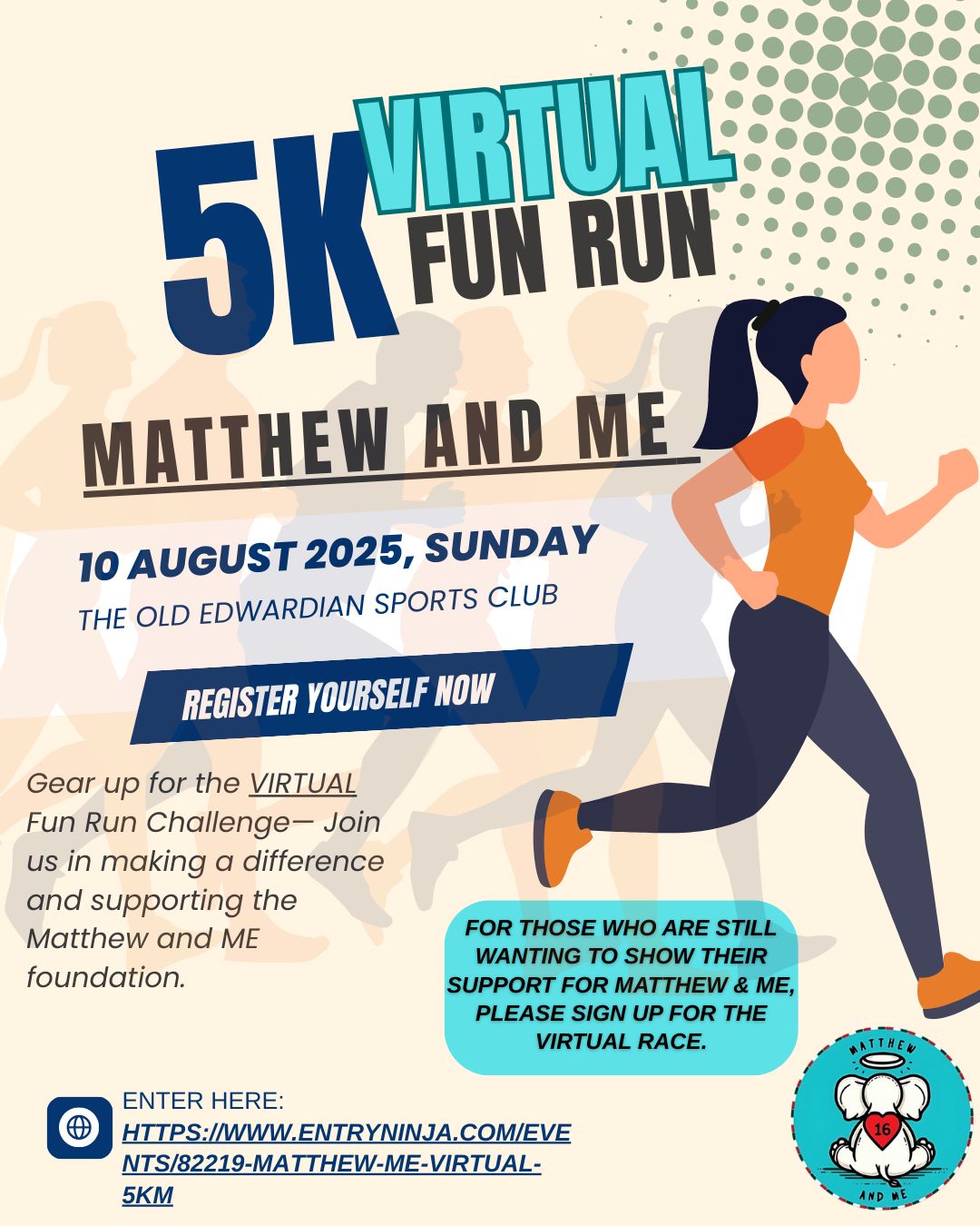 Matthew & ME 5km Virtual Race | Entry Ninja – the best outdoor, fitness ...