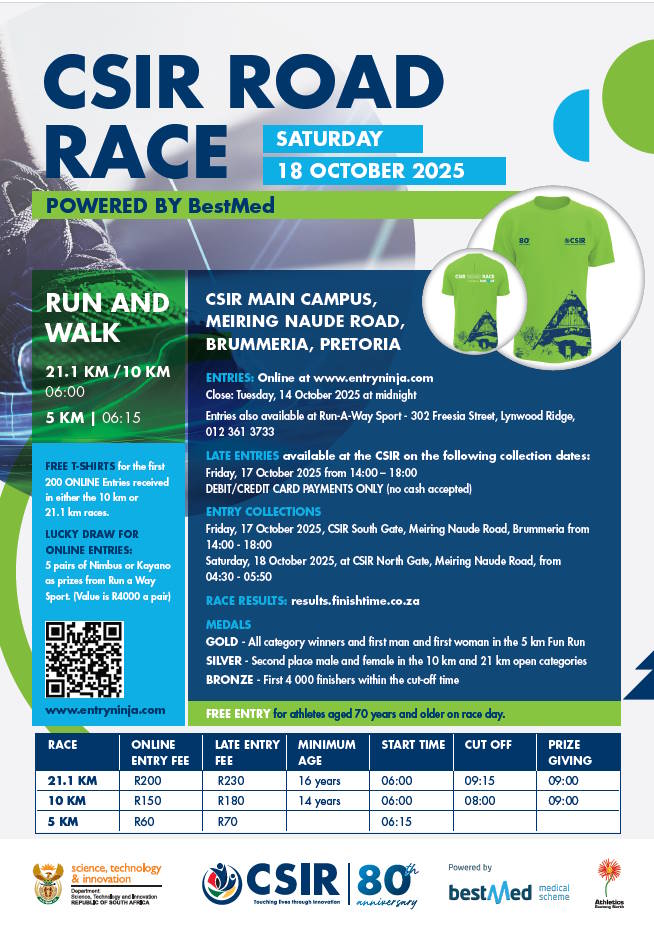 CSIR Road Race 2025 | Entry Ninja – the best outdoor, fitness and ...