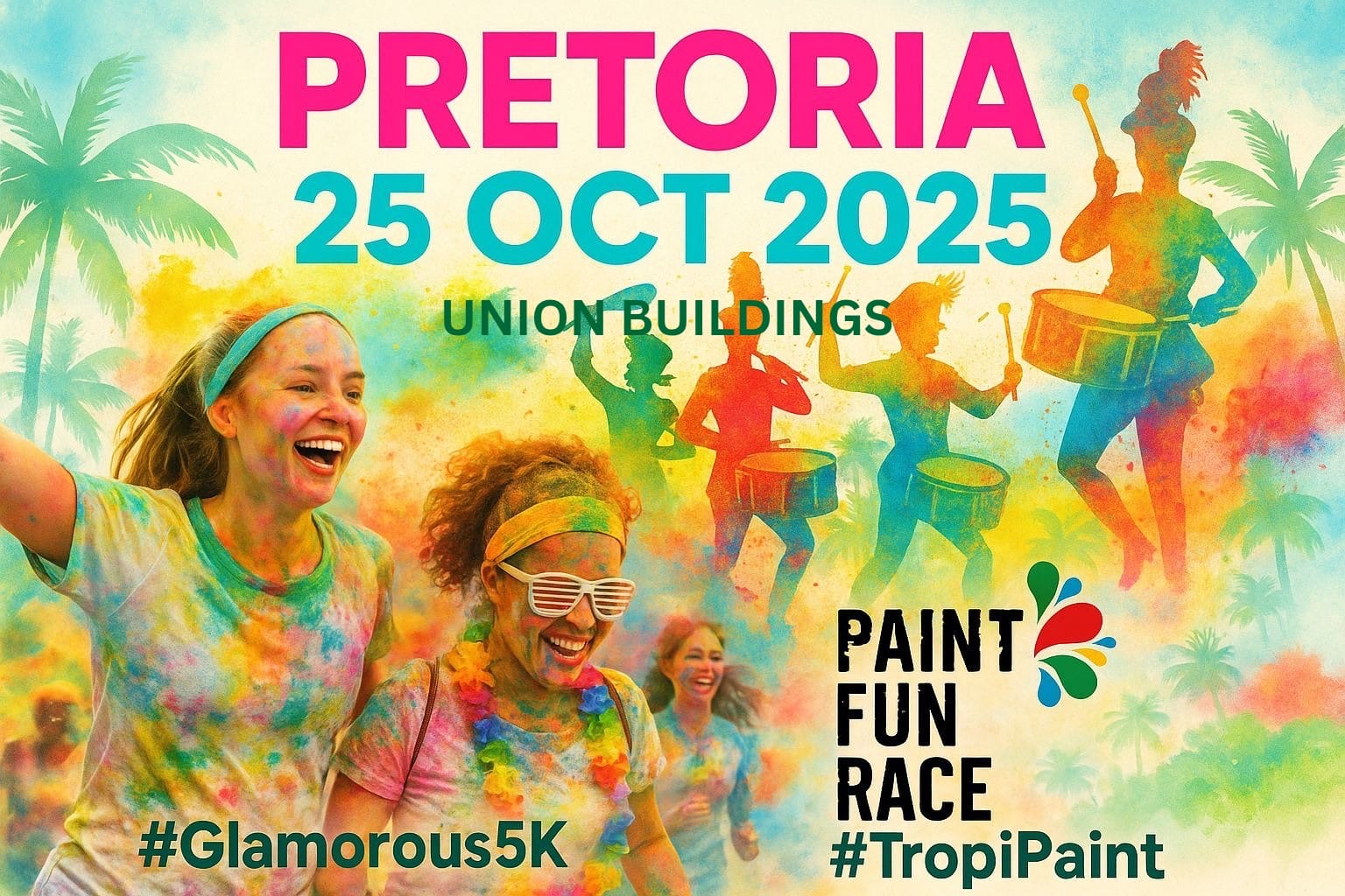 Pretoria Paint Run #Glamorous5K | Entry Ninja – the best outdoor ...