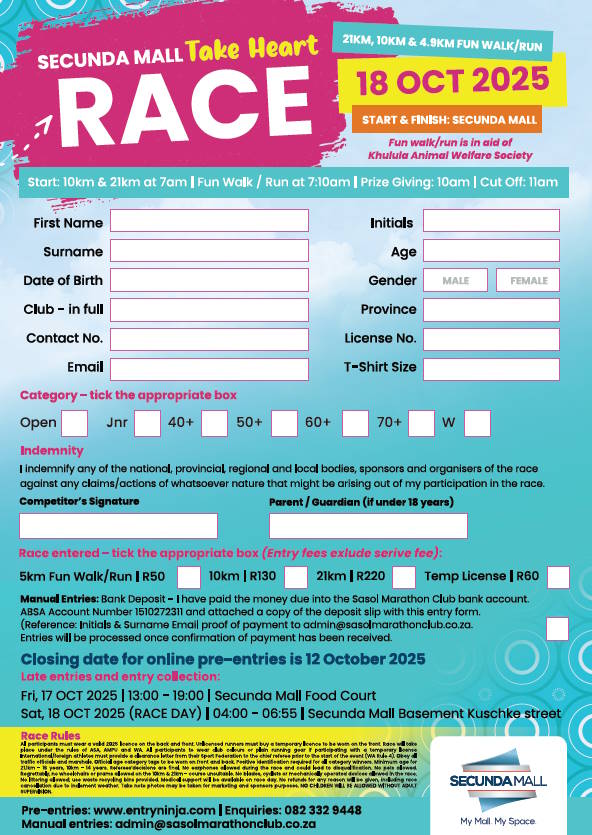 Secunda Mall 2025 | Entry Ninja – the best outdoor, fitness and ...