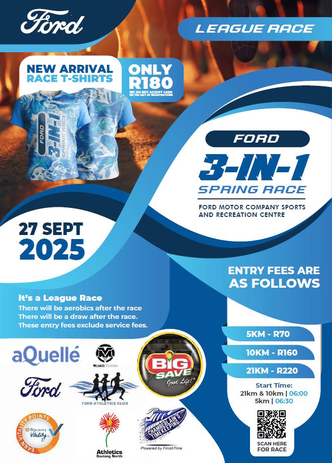 Ford 3-IN-1 Spring Race 2025 - Race Events and Bookings